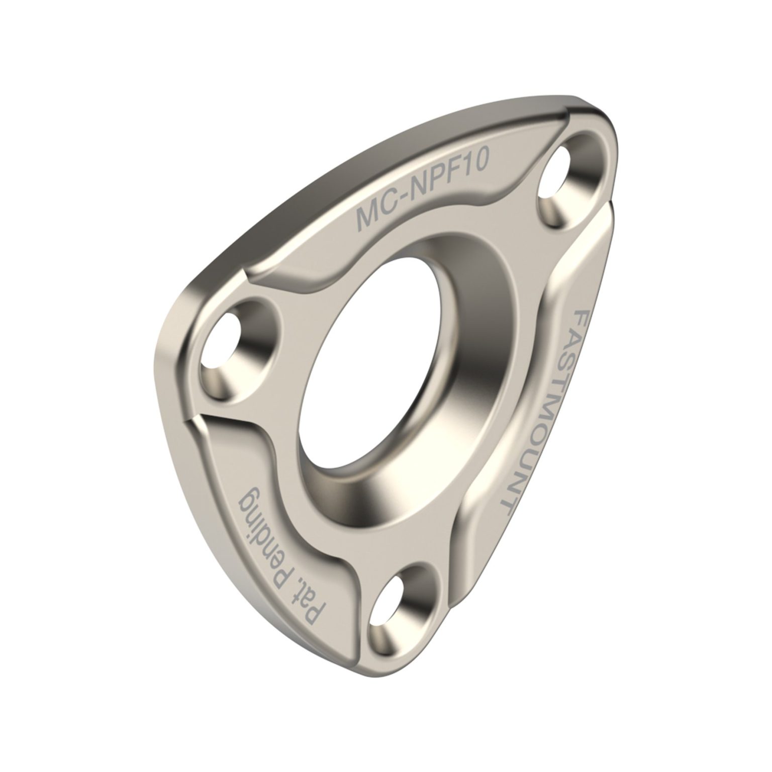 MC-NPF10 Nickel Plated Female Clip - Surface Mounted - Fastmount US